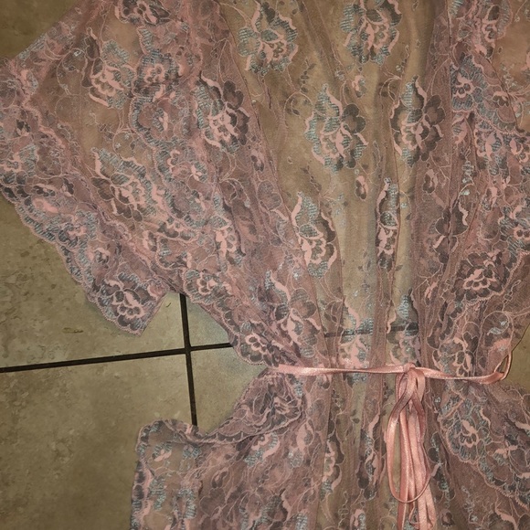 Fantasy Affair Ltd. | Intimates & Sleepwear | Vintage Lace Ruffled Robe ...